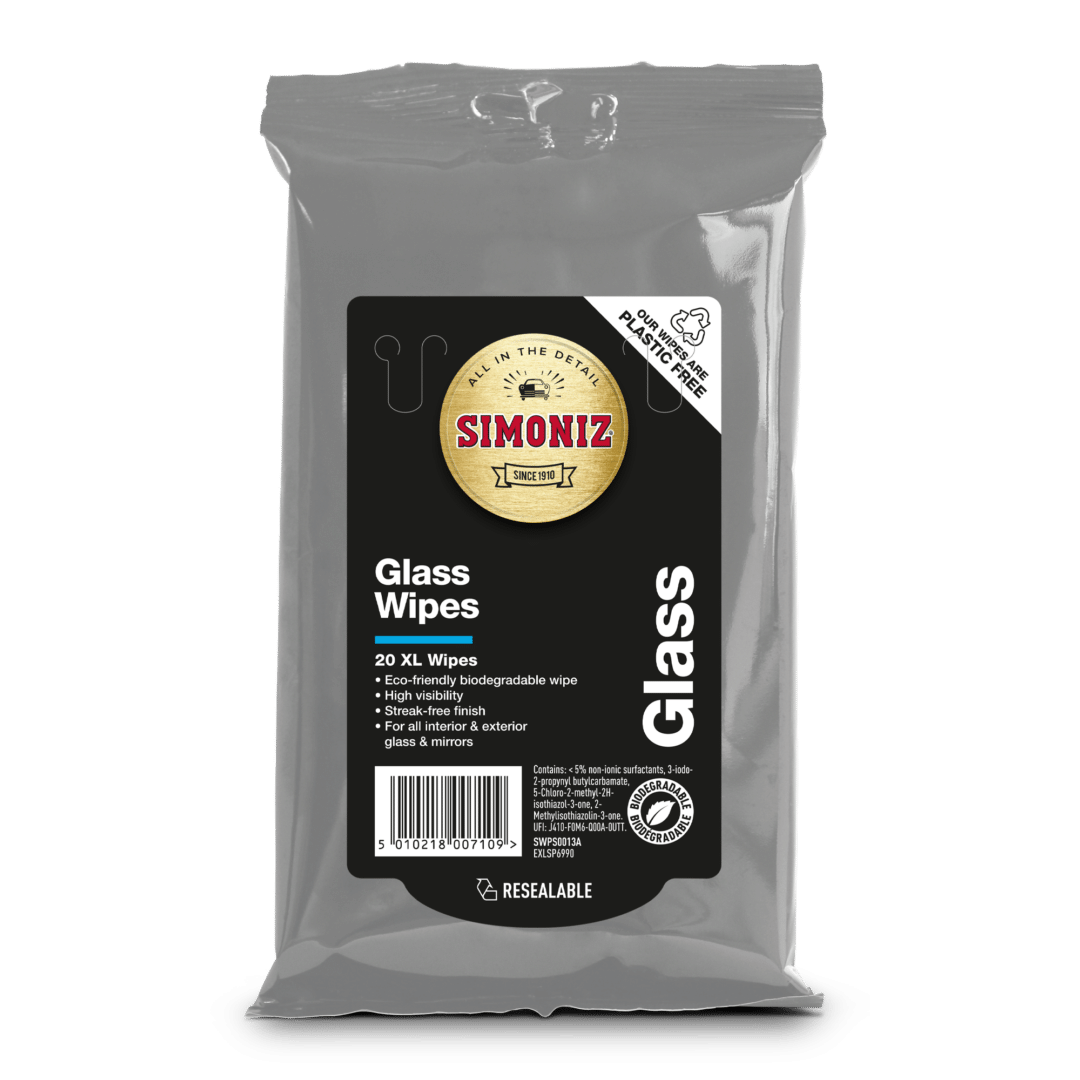 Simoniz Anti-Glare Glass Wipes | Interior & Exterior